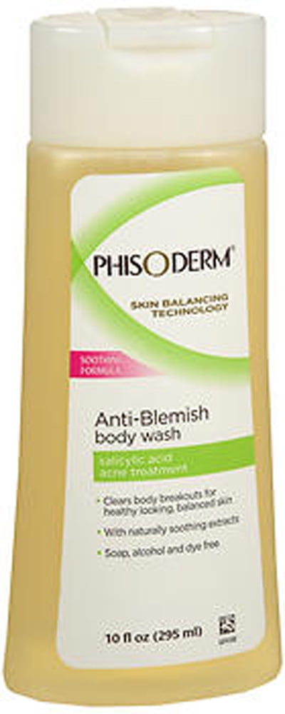 pHisoderm Anti-Blemish Body Wash - 10 oz - Walmart.com