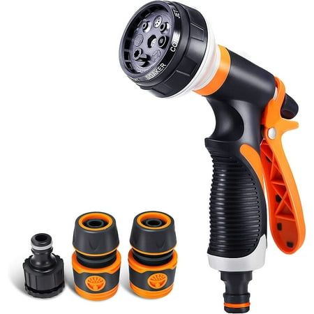 Garden Hose Spray Gun,8 Adjustable Patterns Hose Pipe Spray Gun High ...