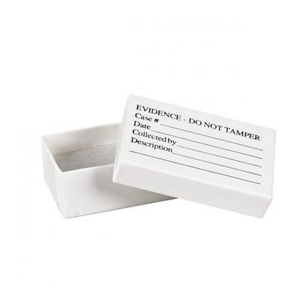 Evidence Boxes (50) Evidence Boxes Pack Of 50, Uom = Ea - ARMOR ...