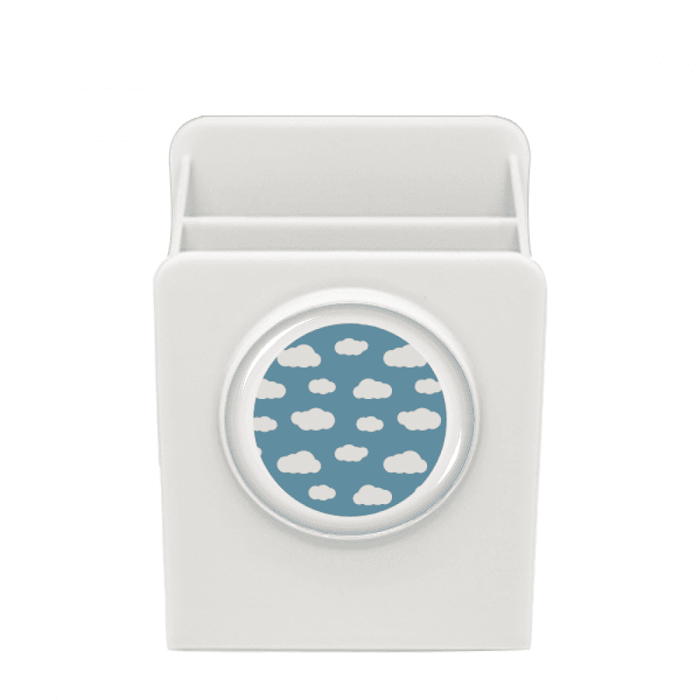 White Cloud Blue Sky Weather Desk Pencil Holder Cup Pen Organizer ...
