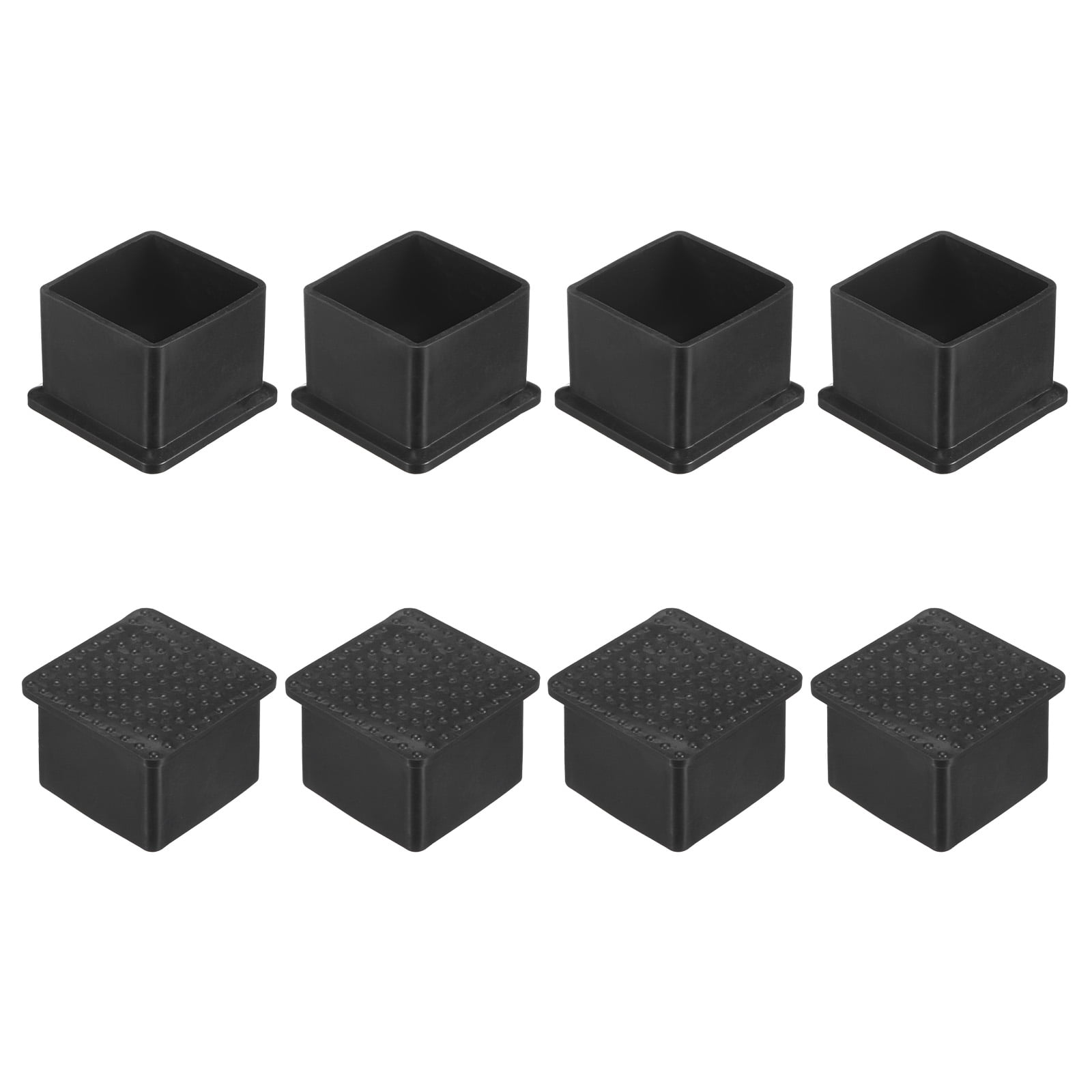 Uxcell 8-Pack Tapas para Patas de Muebles Cuadradas, 1.38" (35mm) Tapas ...