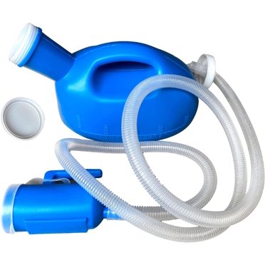 Awwp White 1*Urinal Pot 1200Ml Urinals for Men Plastic Pee Bottles for ...