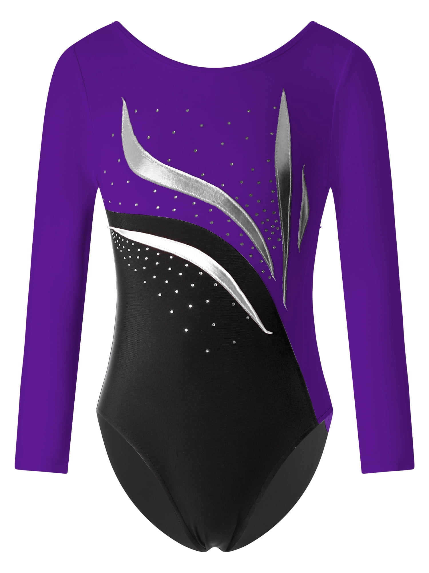 CHICTRY Girls Gymnastics Leotard Long Sleeve Exercise Training ...