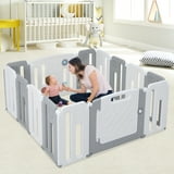 Infans 14 Panels Baby Safety Playpen Kids Safety Activity Play Center w ...