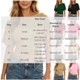 BADHUB Womens Summer Wrap Cropped Tops Casual Short Sleeve Summer ...