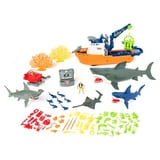 Shop Kid Connection Jumbo Shark Exploration Boat Vehicle Playset, 81 ...