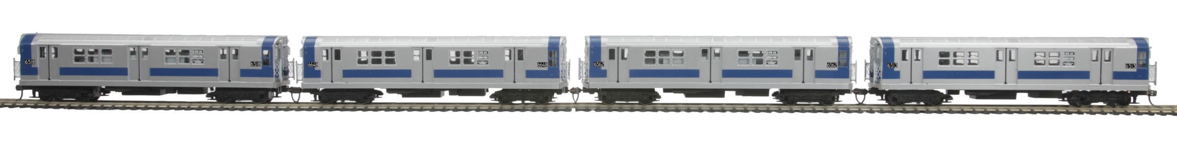 MTH 80-2347-1 HO MTA R17 4Car Subway Set w/PS 3.0 #6512 #6579 #6531 ...