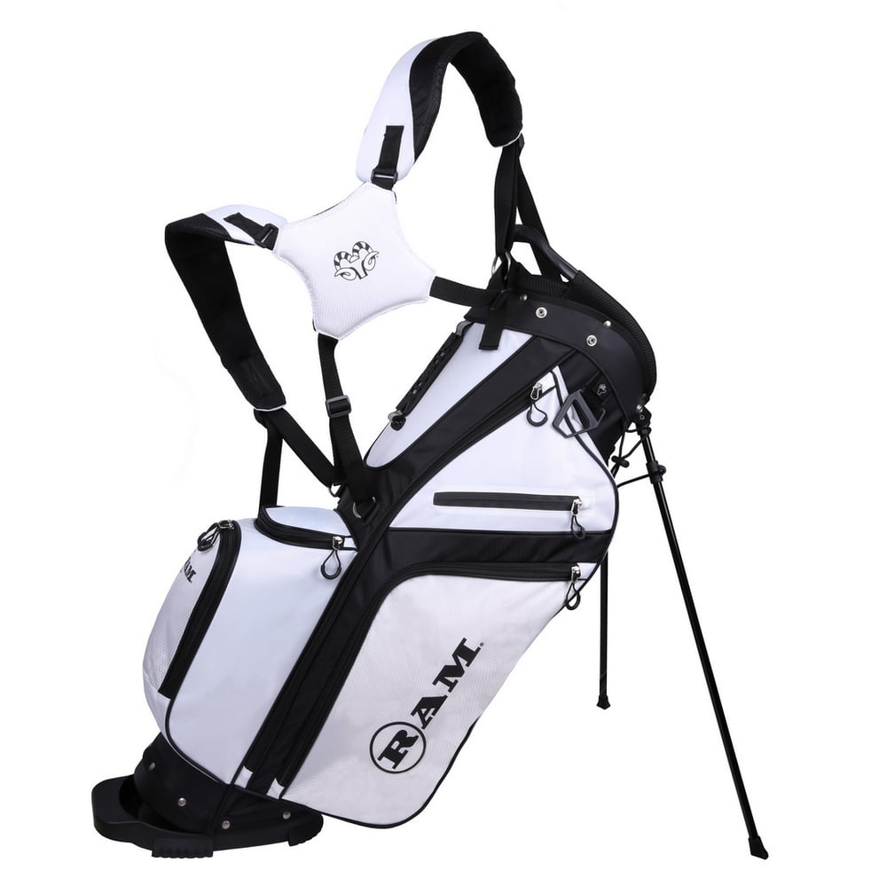 Ram Golf Response Stand Bag, 14 Way Divider, White - Walmart.com