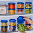 12 Pack-16 OZ Freezer Storage Containers, Small Plastic Containers with ...
