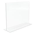 Office Depot Stand-Up Sign Holder, Horizontal, 8 1/2in.H x 11in.W ...