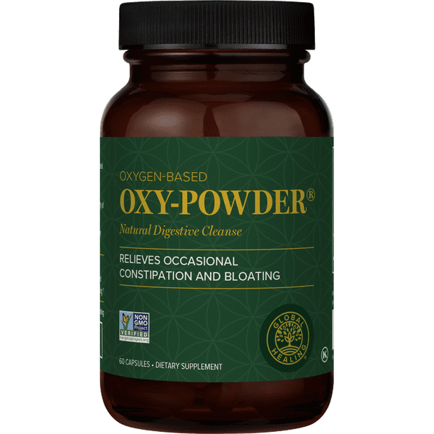 Oxy-Powder Limpieza Natural de Colon 60 capsulas Global Healing Sin ...