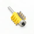 6mm 1/4" 8mm Shank Finger Joint Router Bit Tenon Cone Milling Cutter ...