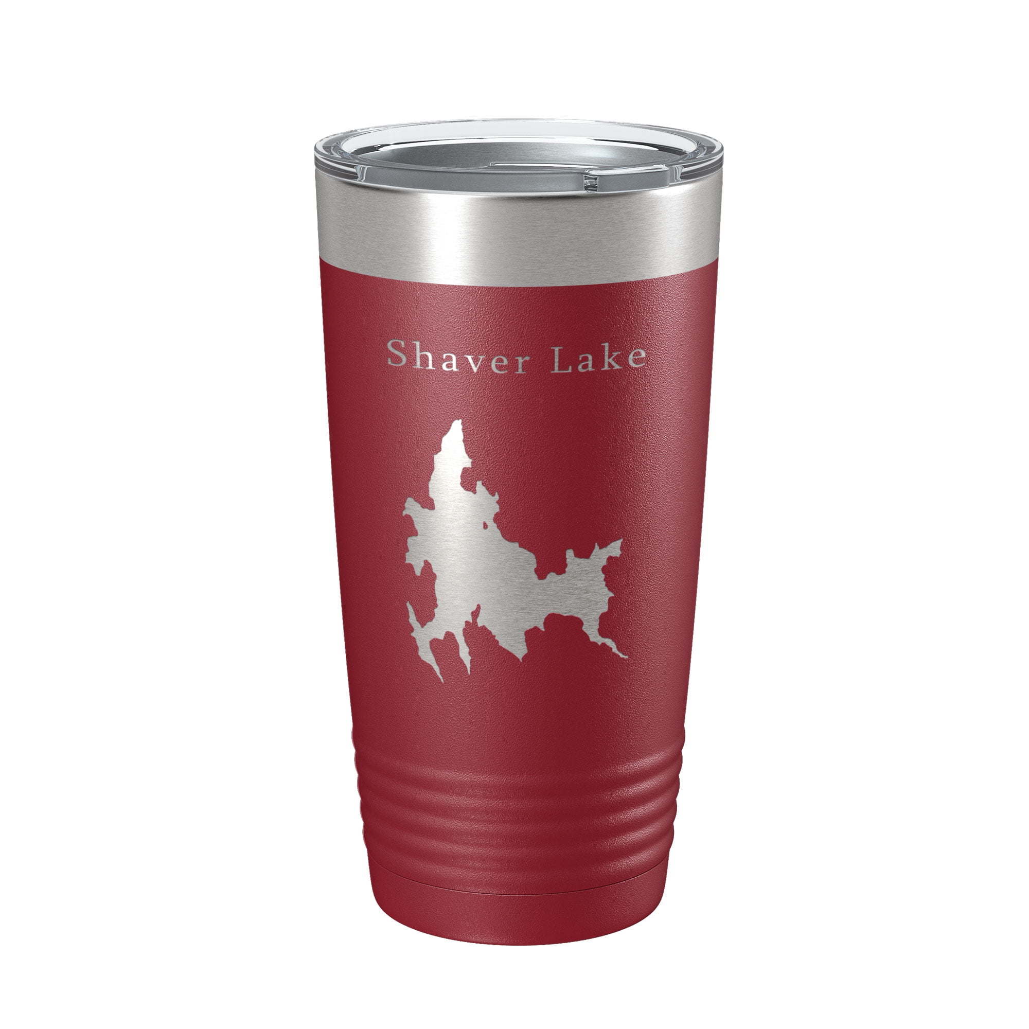 Shaver Lake Map Tumbler Travel Mug Insulated Laser Engraved Coffee Cup ...