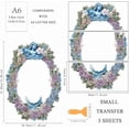 1 Set 3 Sheets 3 Styles PVC Waterproof Decorative Stickers Self ...