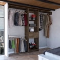 TUHOME Manchester 250 Closet System - Color White -Engineered Wood ...
