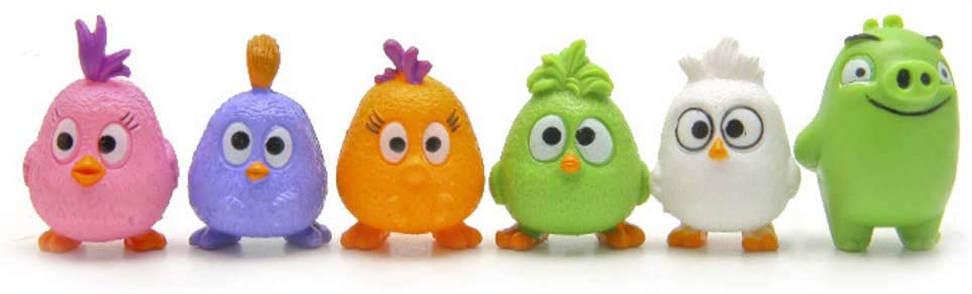 HYSTYLE 12 Pcs Bird Figures, Mini Angry Bird Figure Playset
