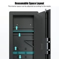 Seizeen Digital Keypad Gun Wall Safe, Heavy-Duty Hidden Storage ...