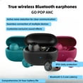 JLab GO POP ANC True Wireless Bluetooth Earbuds, Active Noise ...