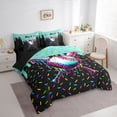Feelyou Graffiti Baseball King Bedding for Boys, Ice Cream Drip Bat ...