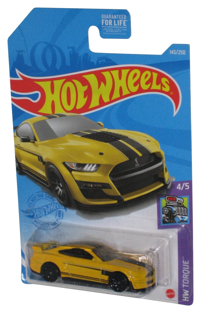Hot Wheels HW Torque 4/5 Yellow 2020 Ford Mustang Shelby GT500 Toy Car ...