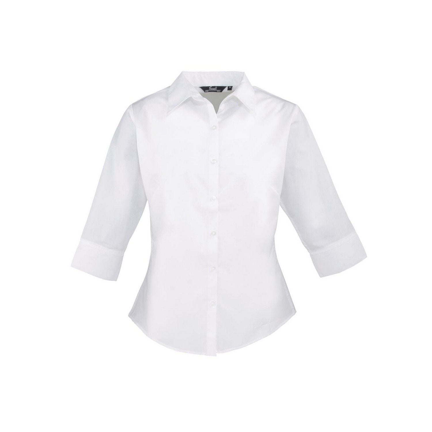 Click here for Premier Womens Poplin 3/4 Sleeve Shirt 6 Us prices