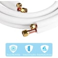 16 ft Mini Split Line Set 1/2? + 1/4? Triple-Layer Insulated, Pre ...