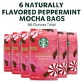 Starbucks Ground Coffee, Peppermint Mocha Naturally Flavored Coffee ...