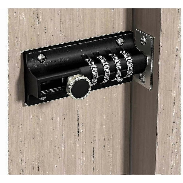 Combination Lock Latch 4 Digit Combination Lock Mechanical Code Door ...