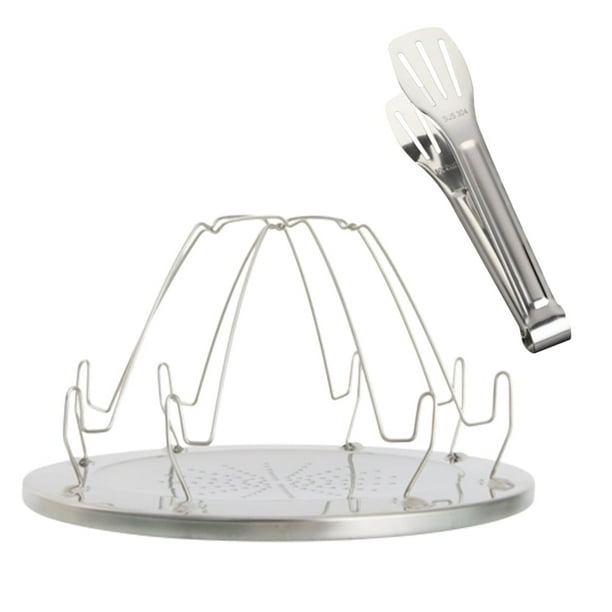 AMERTEER Folding Camp Stove Toaster Rack Stainless Steel Camping ...