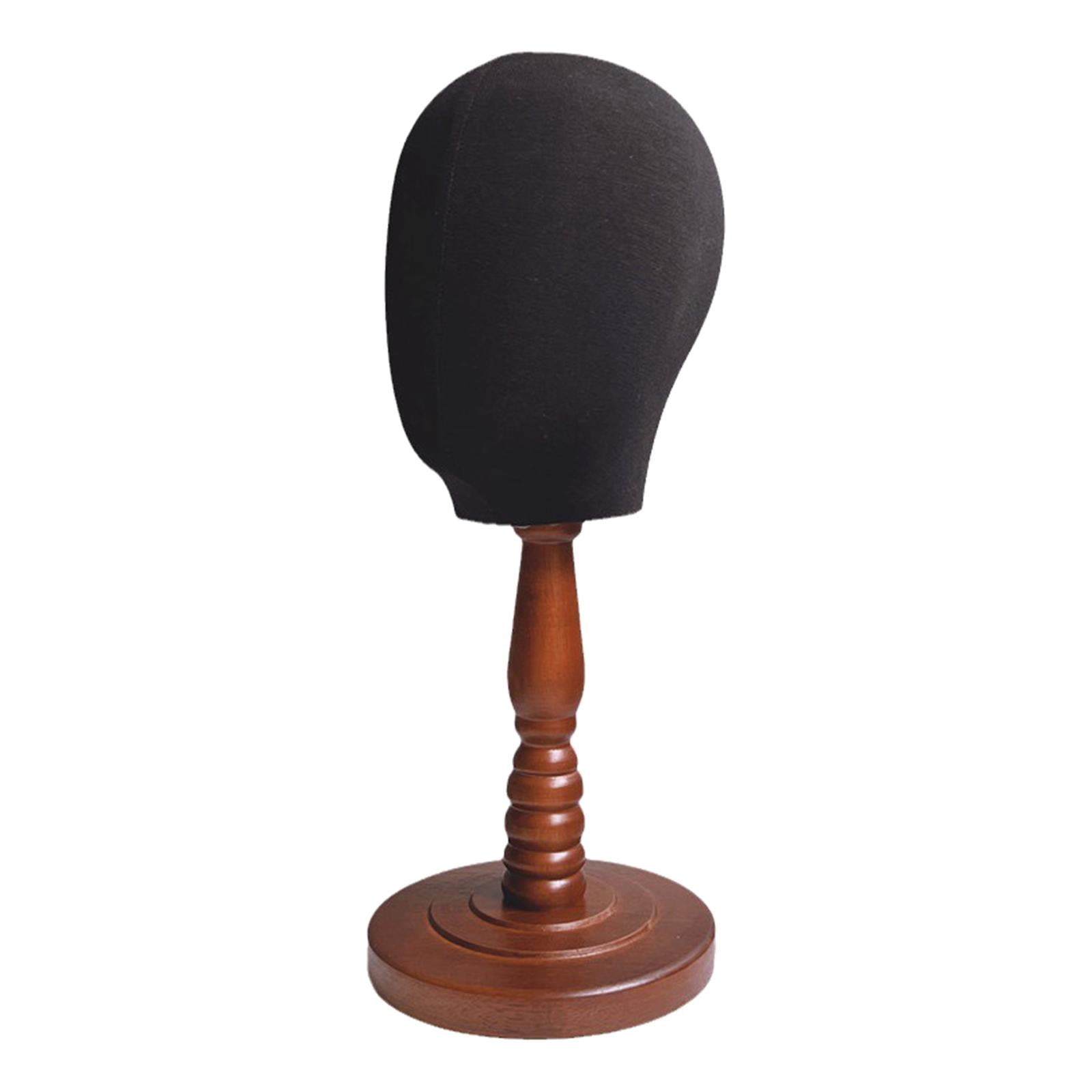 Adult Mannequin Head Black Hat Display Stand for Shopping Mall Home ...