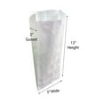AP4I Pharmacy Prescription Bags, Plain White Paper Rx Bags 5"x2"x12 ...