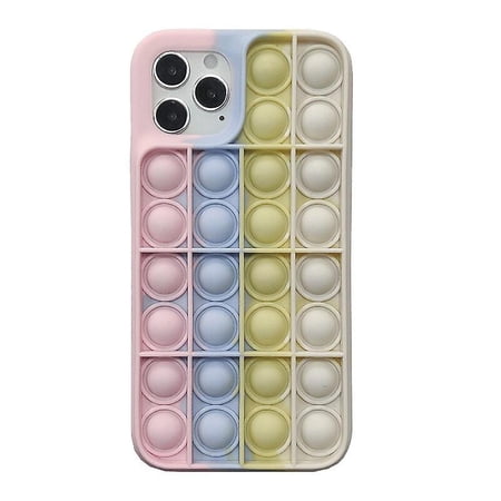 Bubble Silicone Phone Case Relive Stress Pop Fidget Toys Push It for ...