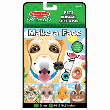 Melissa & Doug Animal-Themed Seek & Find Sticker Pad with 400+ Stickers ...