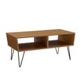 Manor Park Mid-Century Modern Wood Coffee Table - Acorn - Walmart.com Manor Park Mid-Century Modern Wood Coffee Table - Acorn - Walmart.com