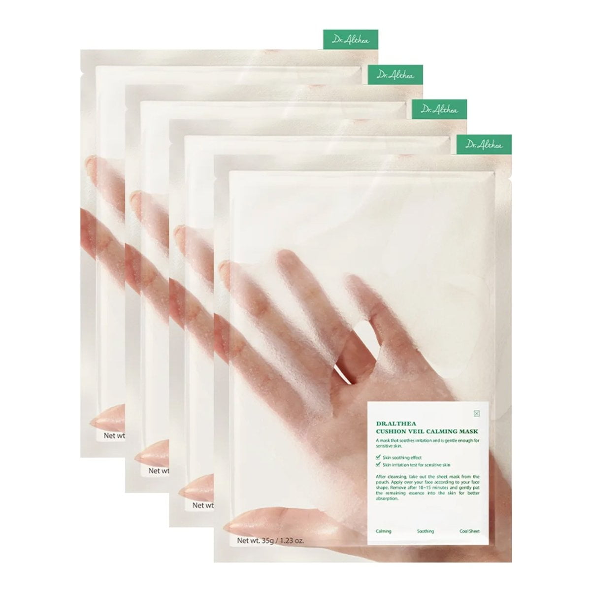 Click here for Dr. Althea Cushion Veil Calming Mask 4pcs prices