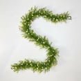 Artificial Rattan Garland with Lifelike Greenery Indoor Outdoor ...