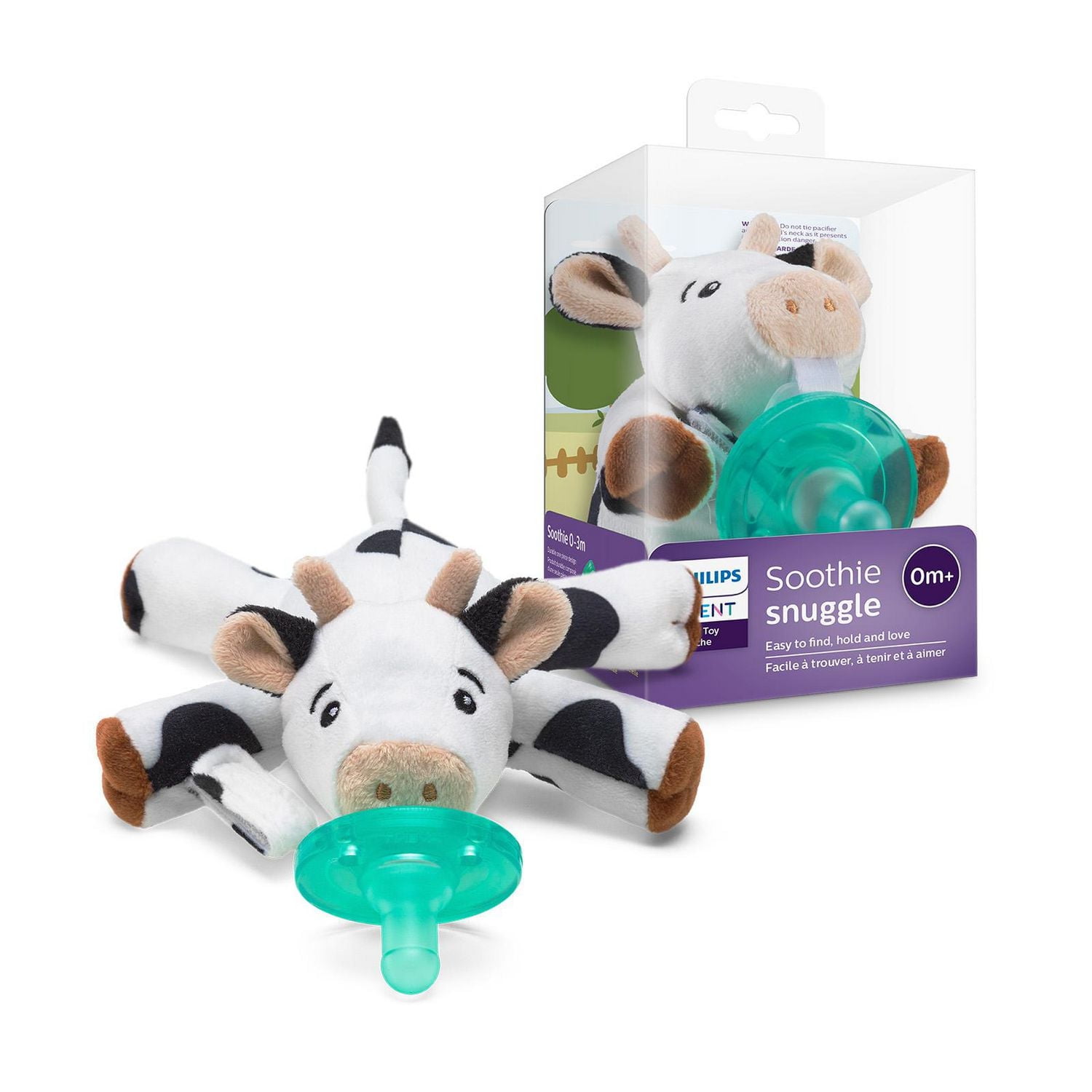 Click here for Philips Avent Soothie Snuggle  0m+  Cow  1 Pack  S... prices