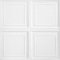 Armstrong 2x2 Drop Ceiling Tiles, Raised Panel Acoustic, White, 6-Pack ...