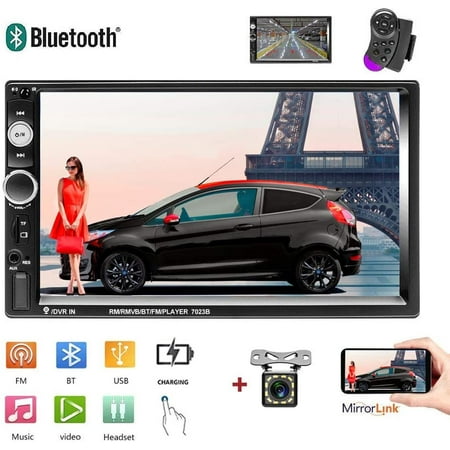 Double Din Car Stereo 7" Touchscreen Car Radio in Dash Car Stereo ...