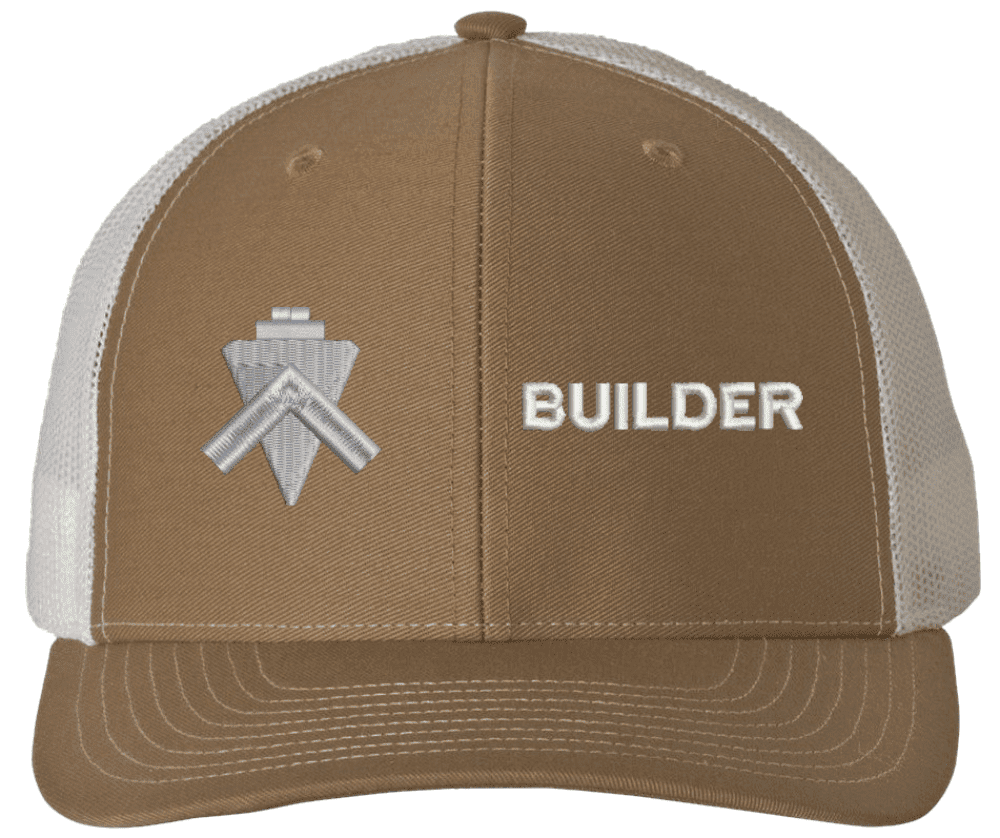 Navy Builder (BU) Rating USA Mesh-Back Cap - Walmart.com