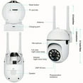 2-Pack 1080P Wireless IP Security Cameras | 2.4G WiFi | Night Vision ...
