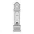 ACME Noralie Wood Frame Grandfather Clock with LED in Mirrored and Faux ...