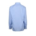 Luigi Borrelli Napoli Cotton Shirt - White/Light Blue (Men's) - Walmart.com