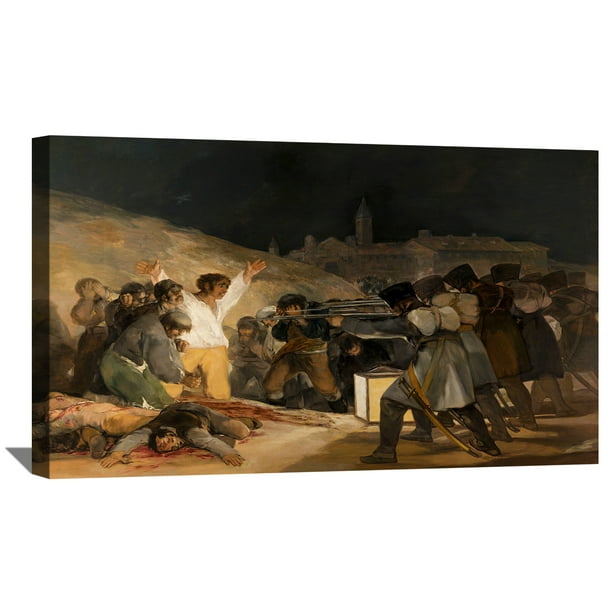 Francisco Goya Painting Art Print The Third Of May 1808 Canvas Art Print Frame Wall Art ...