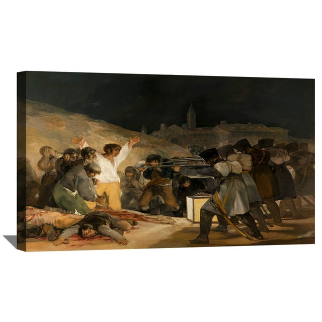 Francisco Goya Painting Art Print The Third Of May 1808 Canvas Art Print Frame Wall Art ...