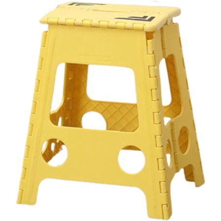 KCSD Plastic Folding Stool,Multipurpose Portable Collapsible Step Stool ...