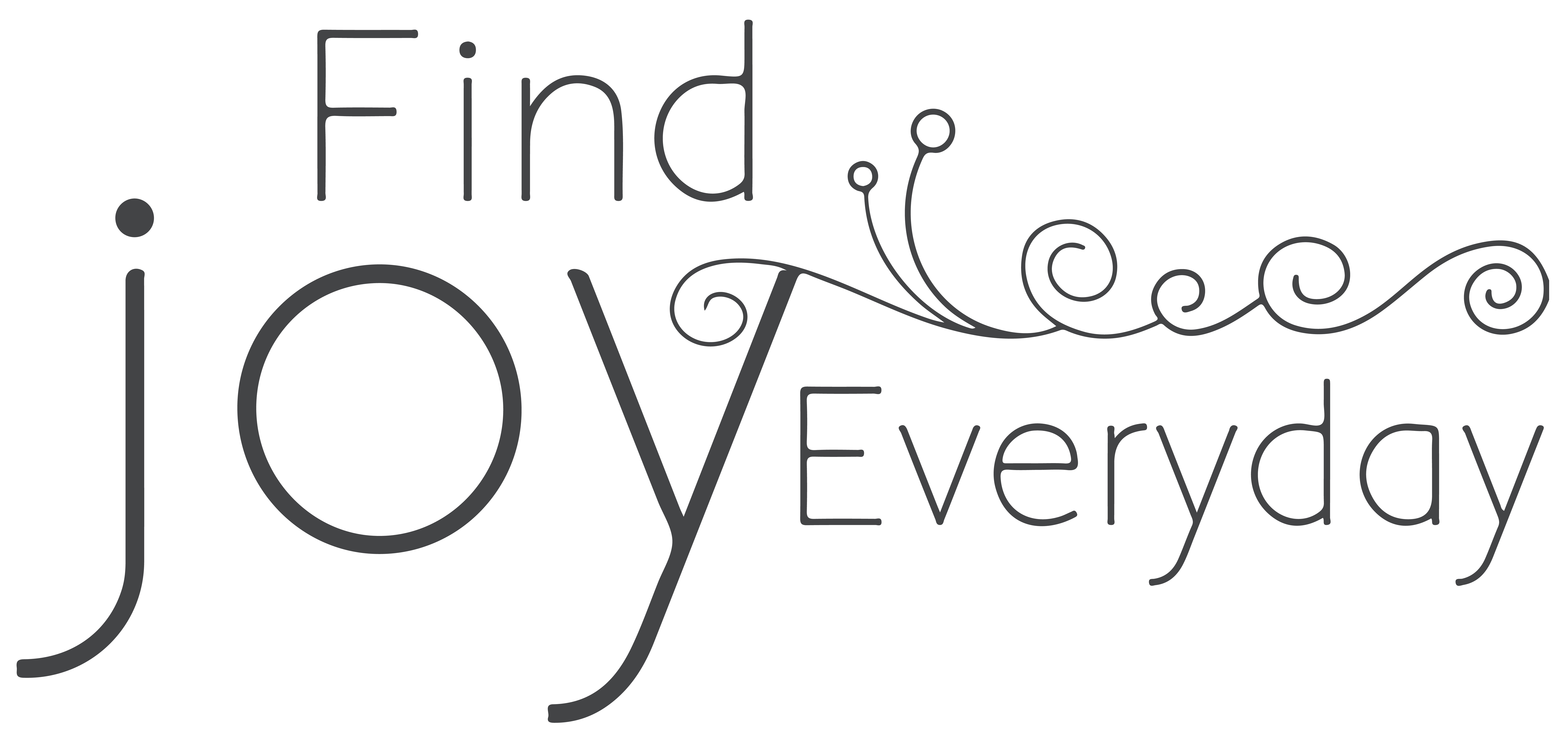 Find Joy everyday Vinyl Decal Sticker Quote - Large - Dark Gray ...