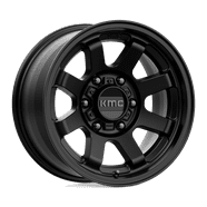 KMC Aluminum Rim KM542 IMPACT 16X8in Satin Black Machined Finish ...