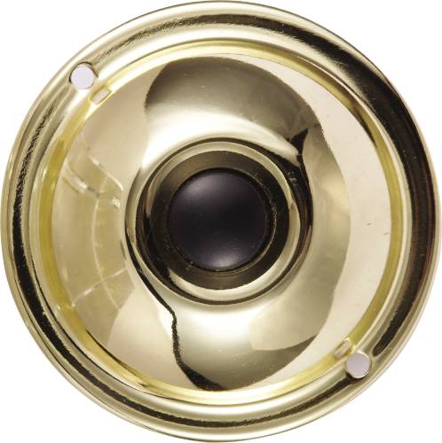 PUSH BUTTON BRASS ROUND 2-1/4 IN. per 6 Each - Walmart.com