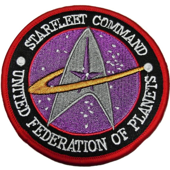 Star Trek The Next Generation Starfleet Command 3 3/4" UFP Patch - Walmart.com
